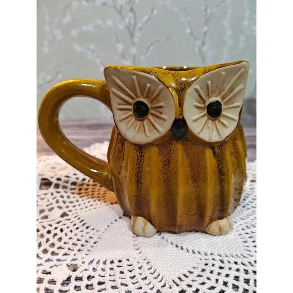Cracker Barrel | Dining | Cracker Barrel Owl Coffee Mug Tea Cup Yellow ...